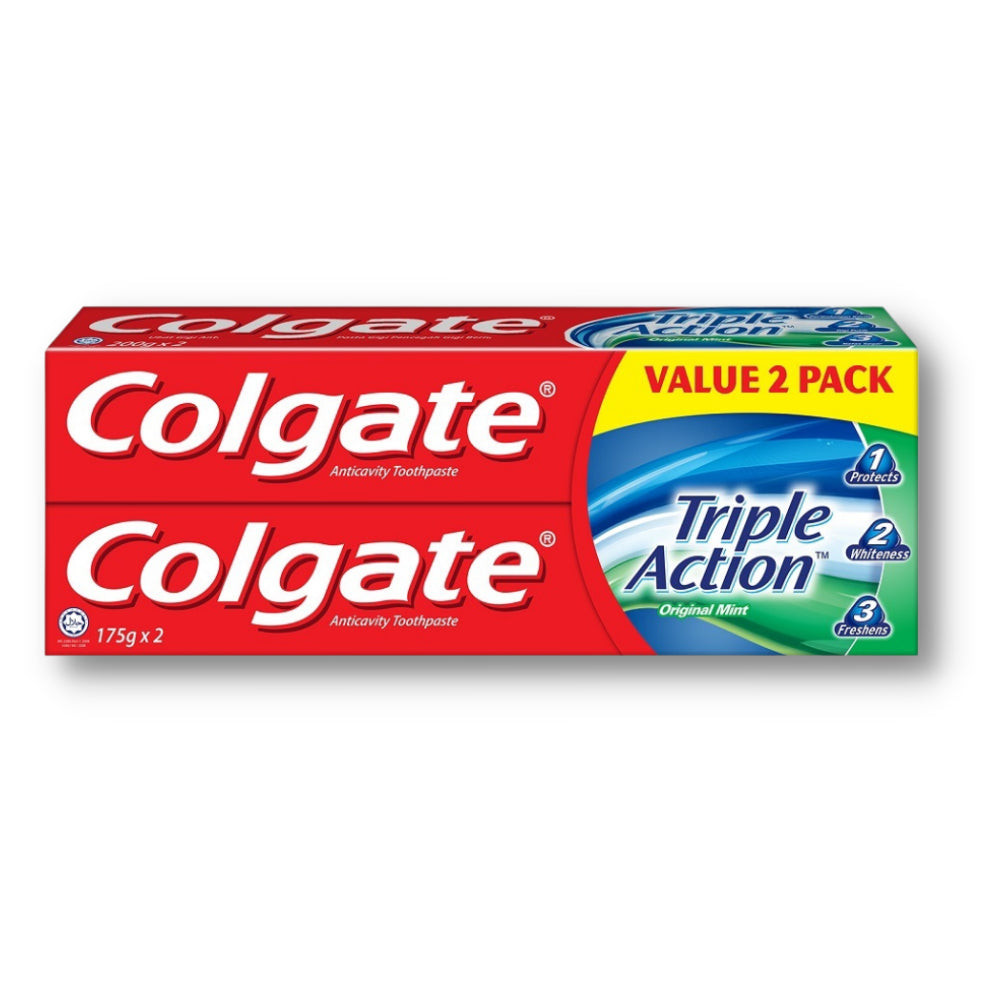 Colgate Toothpaste Triple Action 175g X 2 | Shopee Malaysia