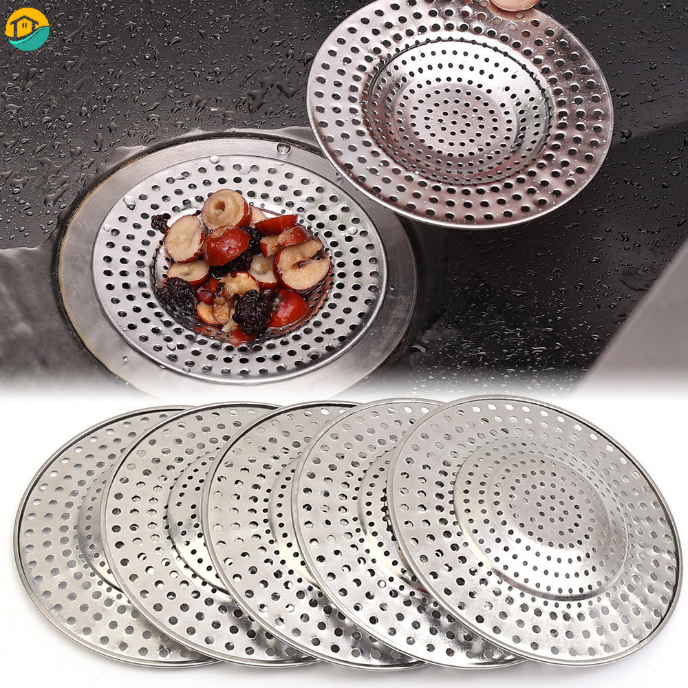 Kitchen Sink Strainer Stainless Steel Sewer Filter Food Catcher Floor ...