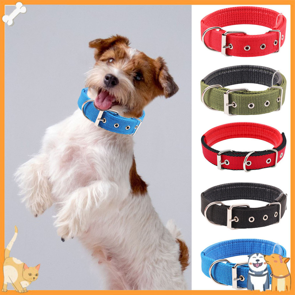 [Vip]Pet Collar Adjustable Nylon Dog Neck Circle Long-lasting Pet Neck ...