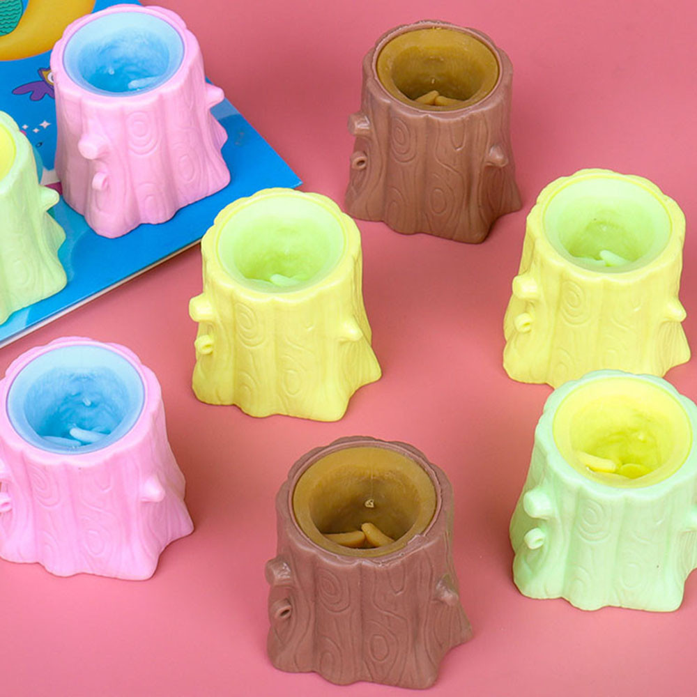 Rat Cup Anti-stress Squeeze Mouse Stump Toy Stress Reliever Toys Funny ...