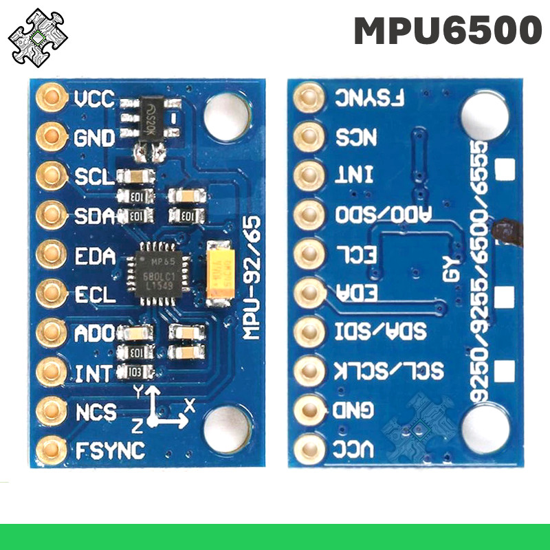 ENGLAB★MPU6500 6-Axis Gyroscope Accelerometer Sensor Module, GY-6500 ...
