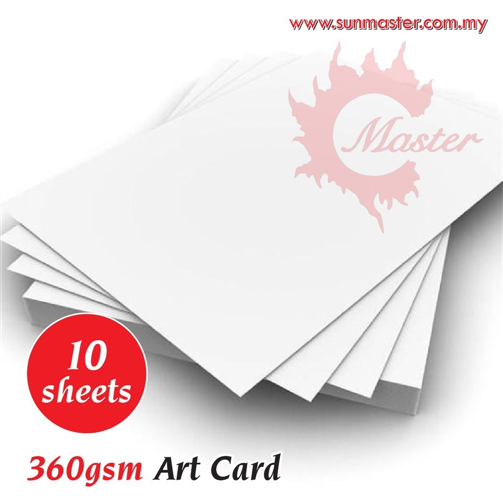 A4 360gsm Art Card (10s) | Shopee Malaysia