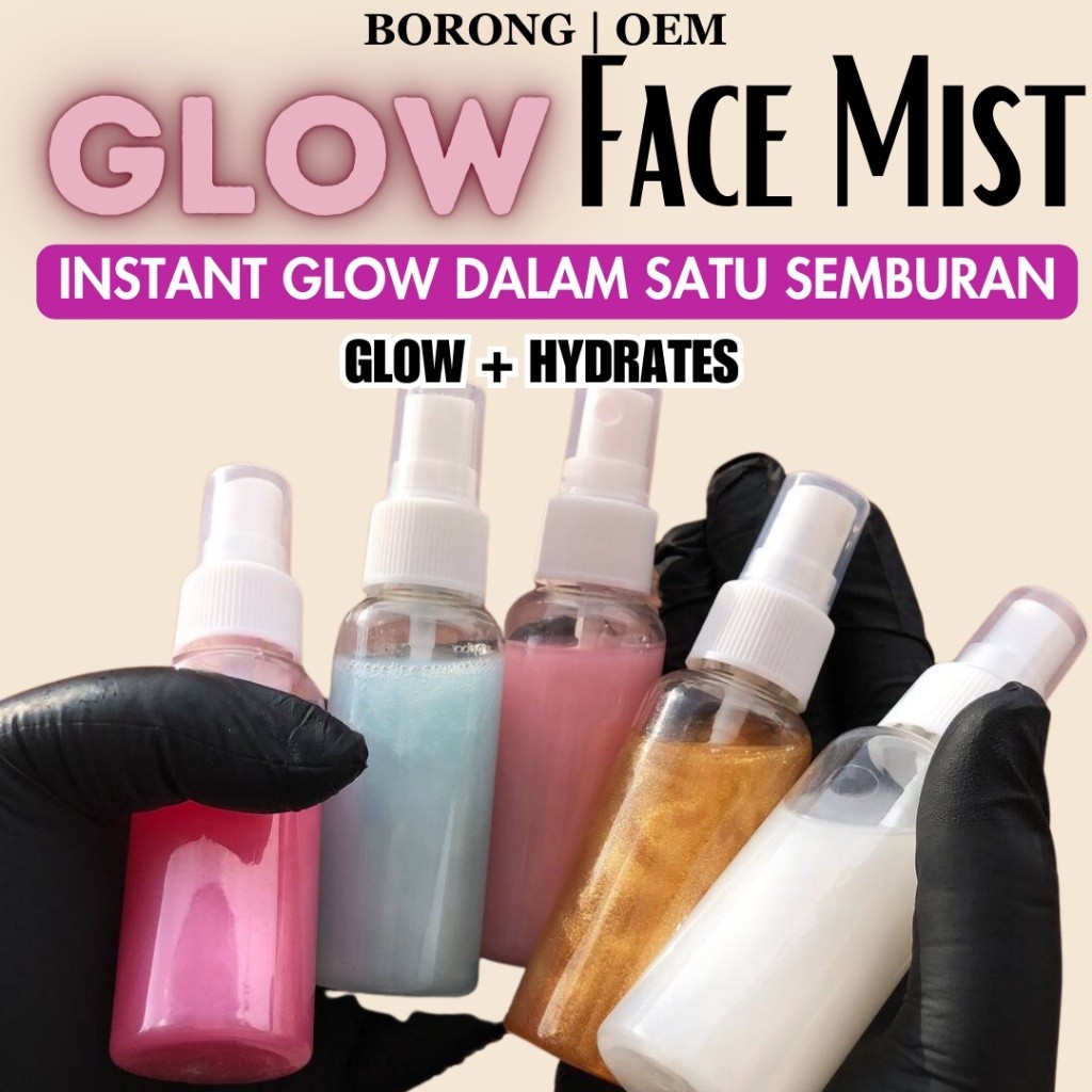 [JELITAEMAS OEM] 30ML FACE MIST GLOW SETTING SPRAY MAKEUP TAHAN LAMA ...