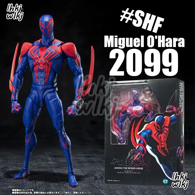SpiderMan 2099 Across The Spider Verse Shf Miles Morales Gwen Stacy Articulado Sh Figuarts ...