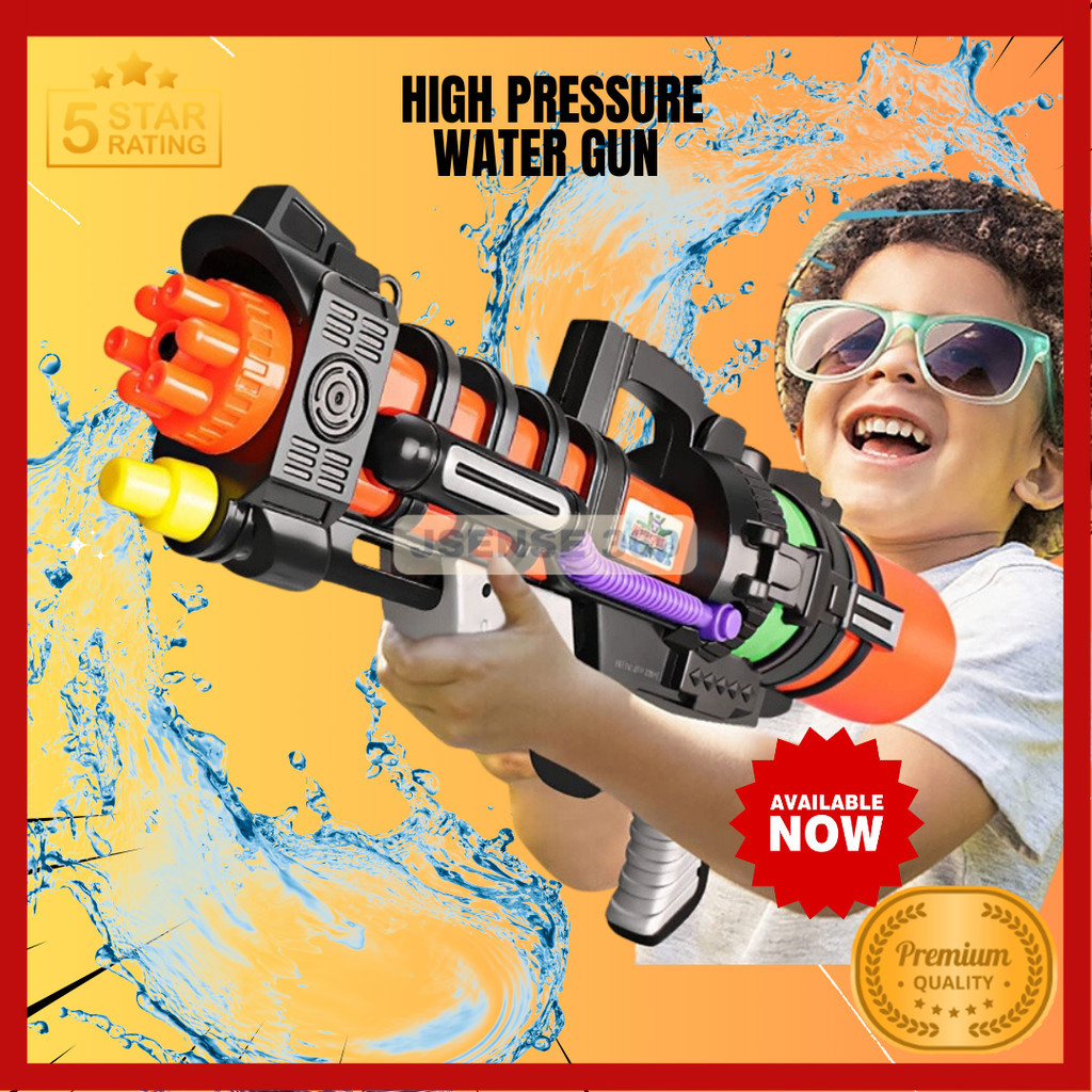 Jsense 55cm Automatic Water Toy High Pressure Long Range Water Gun ...