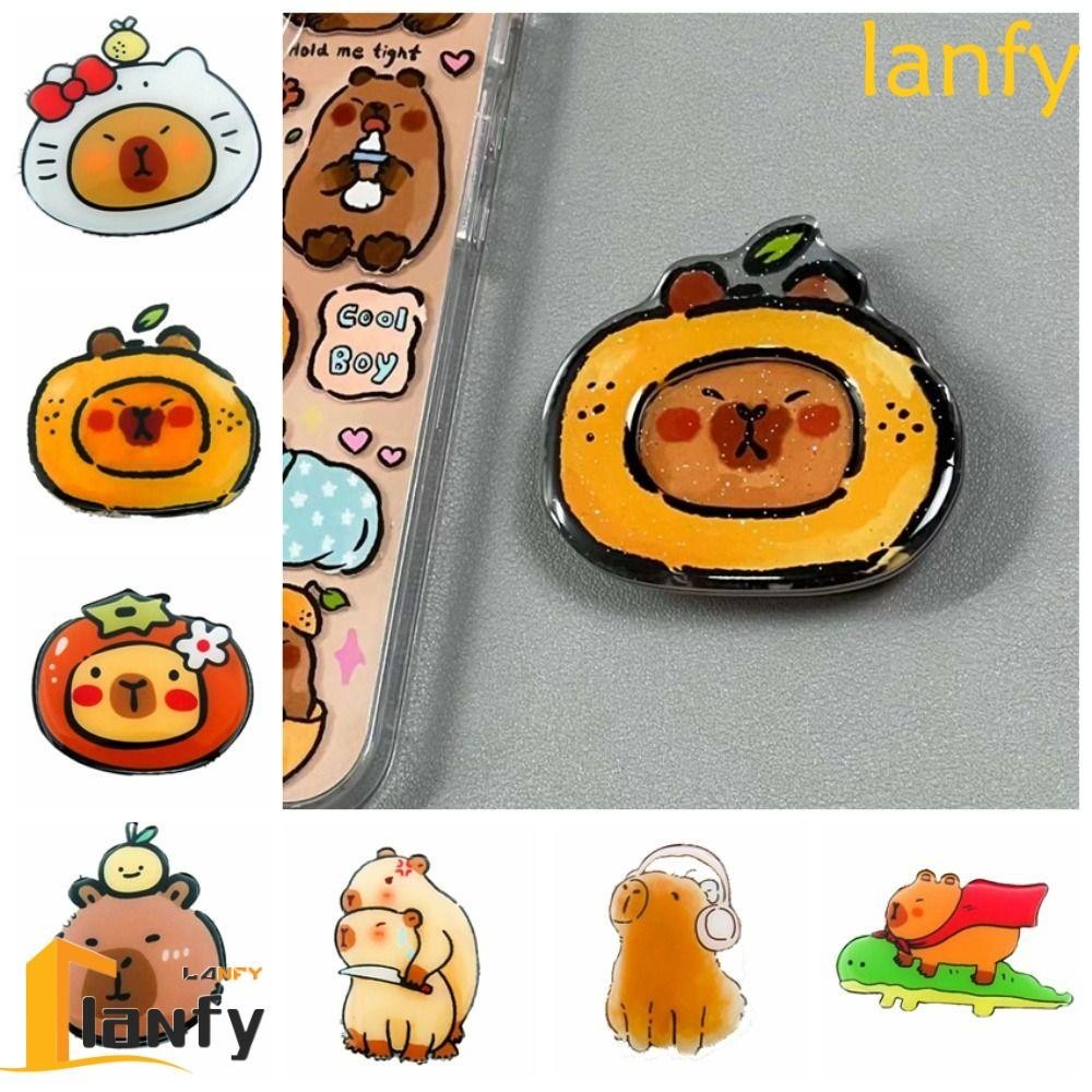 LANFY Mobile Phone Holder, Capybara Expandable Cell Phone Holder ...