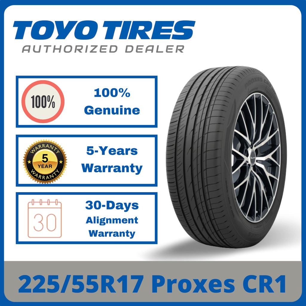 225/55R17 Toyo Tires Proxes CR1 *Year 2023/2024 | Shopee Malaysia