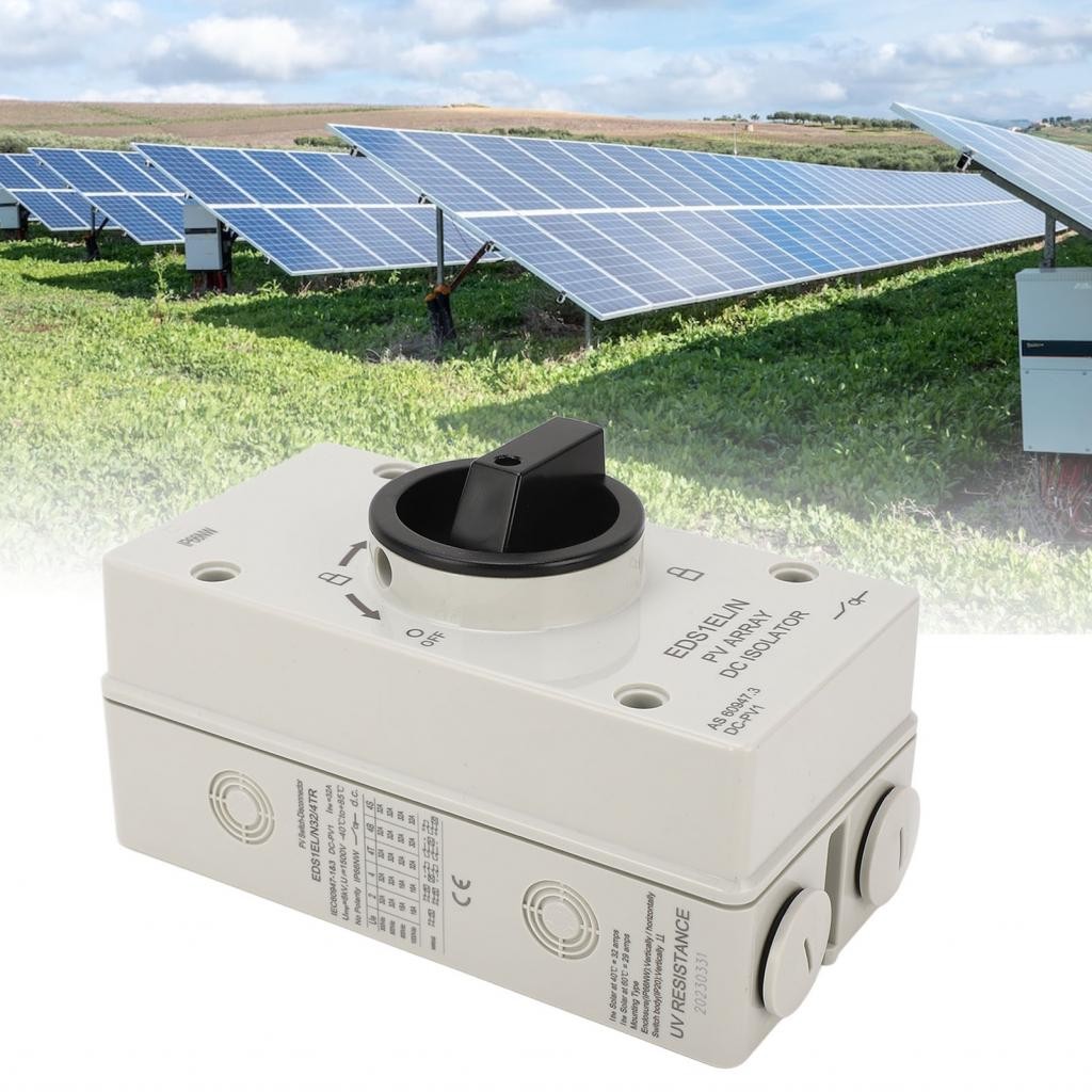 Treee IP66 PV DC Isolator Switch Disconnect Photovoltaic Quick for Solar Power System RV 1000V ...