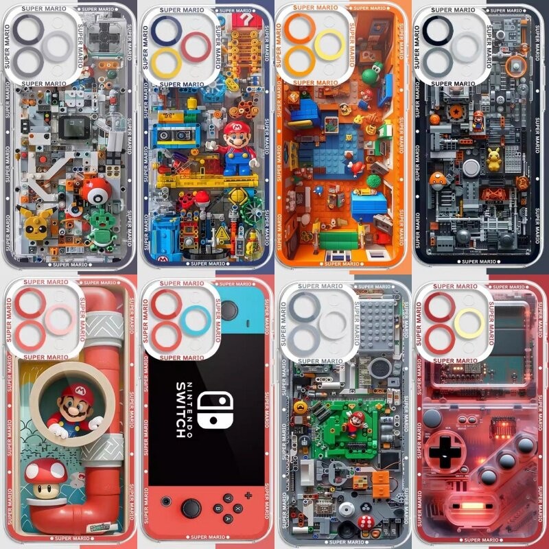 Game Super Mario Bros Case For Samsung Galaxy S23 S24 FE S23 S24 S25 ...