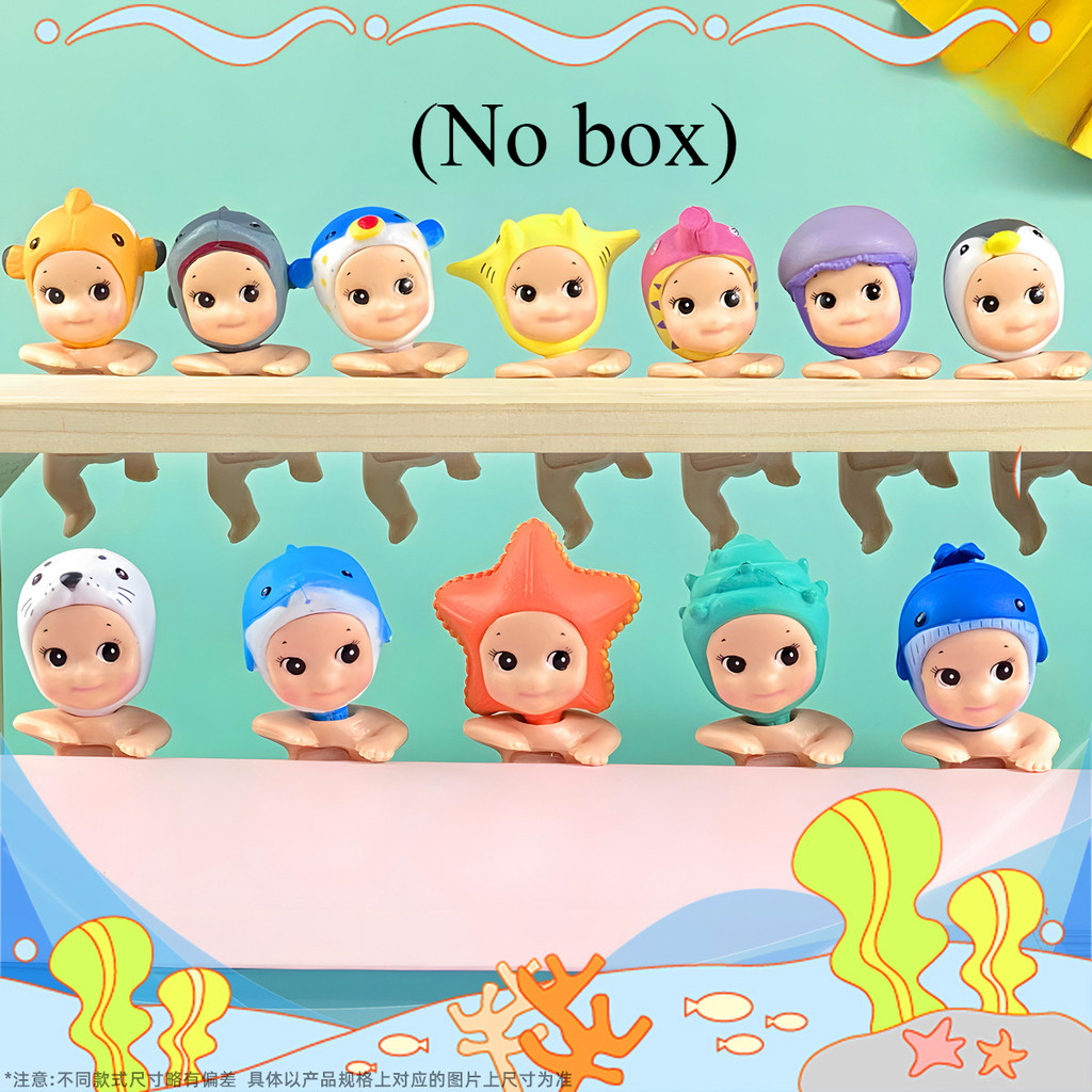 12pcs Sonny Angel HIPPERS Lying Down Anime Figures Cat life Series ...