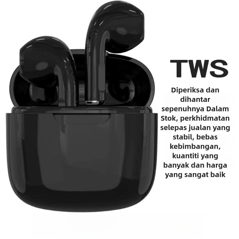 Fon Telinga Bluetooth TWS Pro4 5 6 Hayat Bateri Tahan Lama Berkualiti ...