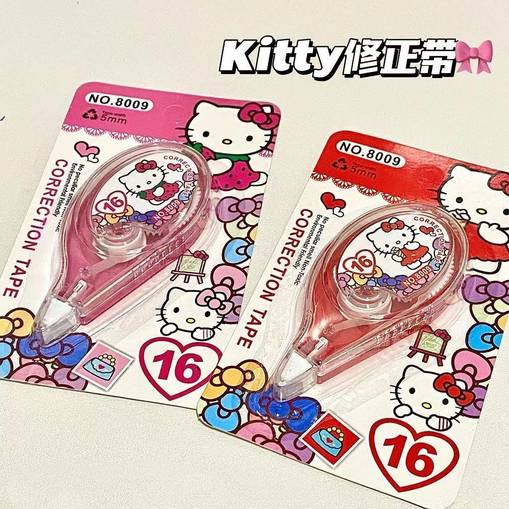 New Hello Kitty Correction Tape for Students - Transparent Japanese ...