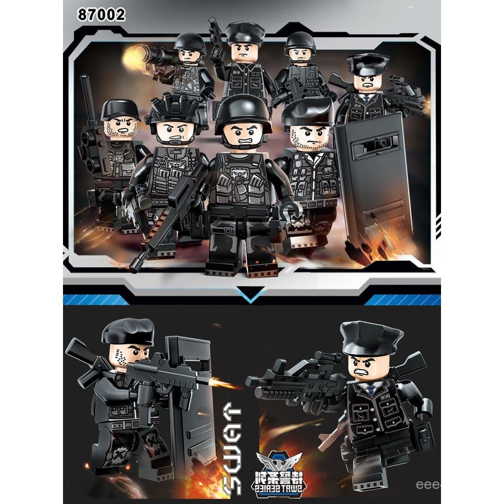 2025 New Style Military Building Blocks Special Forces Minifigures ...