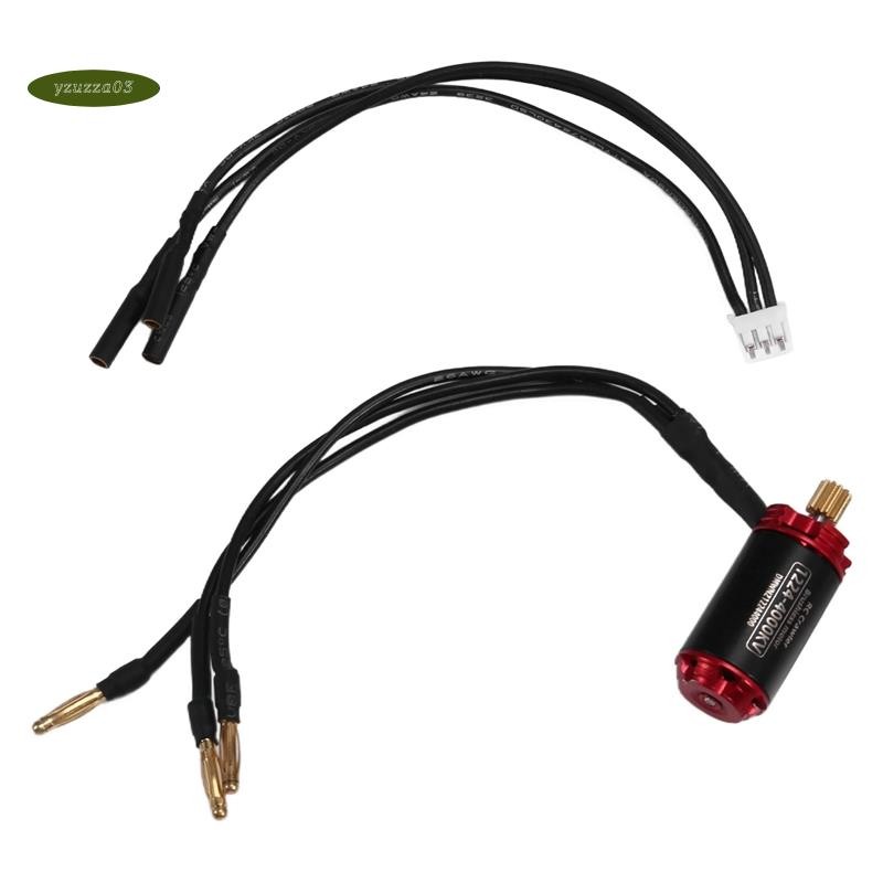 For SCX24 Low Linear External Brushless Motor 4000Kv 2.0 Banana Plug ...