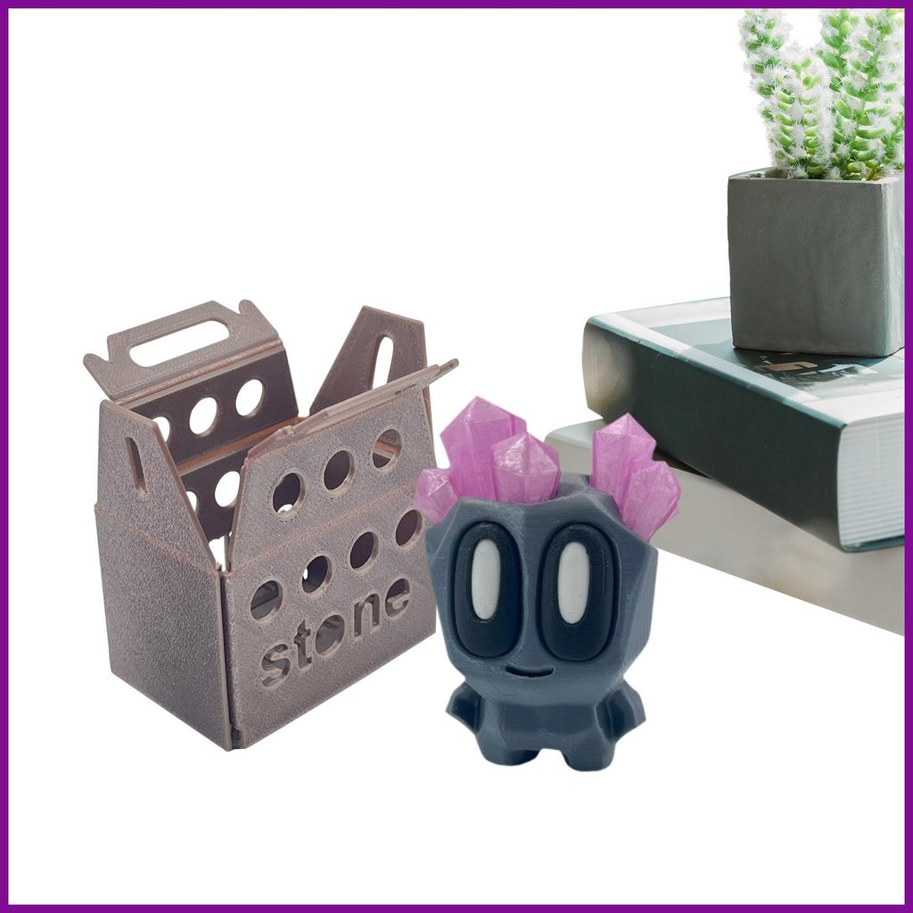 For Blob Rocks 3D Printed Rock Creative Cartoon Model Ornament 3D ...