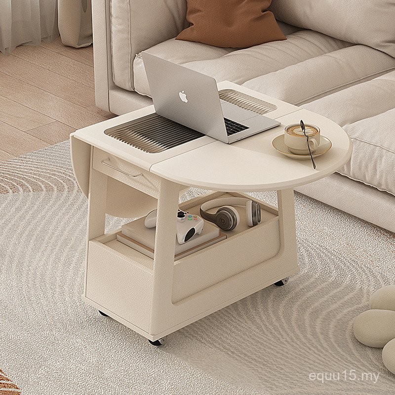 Solid Wood Foldable Coffee Table Small Apartment Household Sofa Side ...