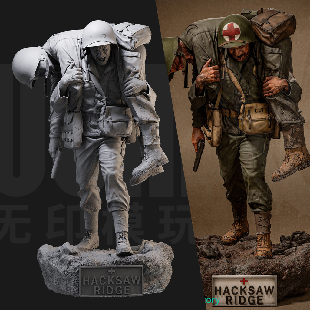 1/24 Desmond Bloodbath Ridge 18 Skala GK Model Putih Rajah Model Askar Bercetak 3D 5197 | Shopee ...