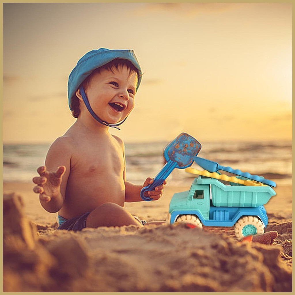 Sandbox Toys Sand Castle Building Kit Travel Beach Toys Dump Truck ...