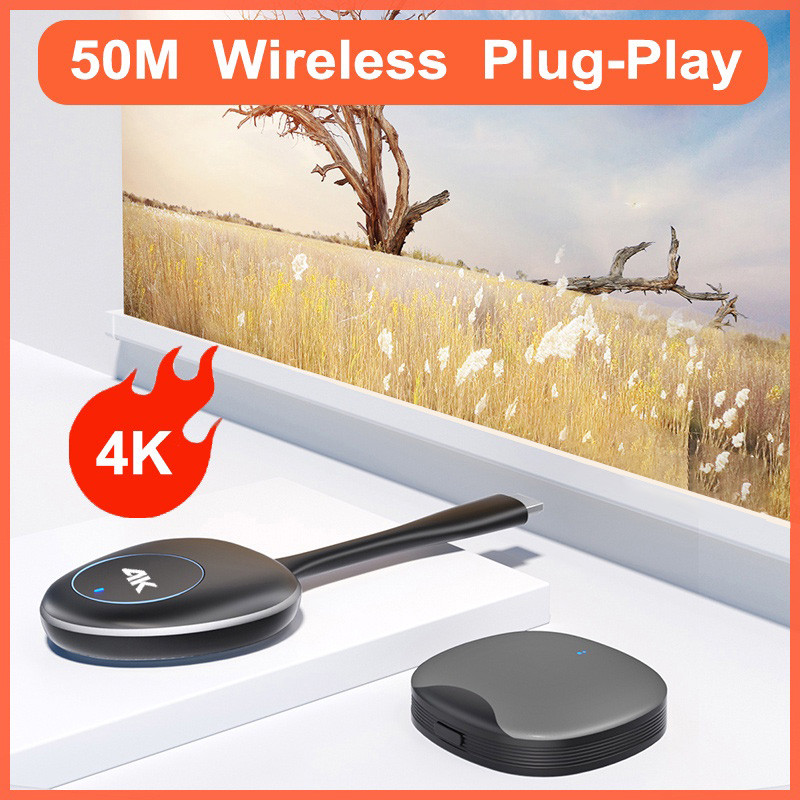 4K Wireless HDMI Transmitter and Receiver Extender Wireless Display ...