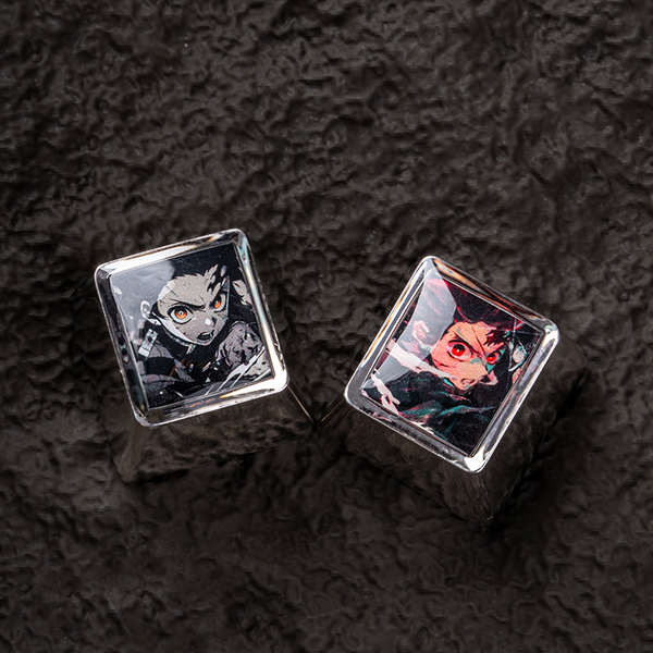 keycaps Keycap Single Mechanical Keyboard Unique Metal Two-Dimensional ...