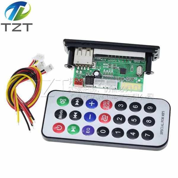 Bluetooth 5.0 Decoding Board Simple MP3/WMA/WAV/APE Radio FM Card TF ...