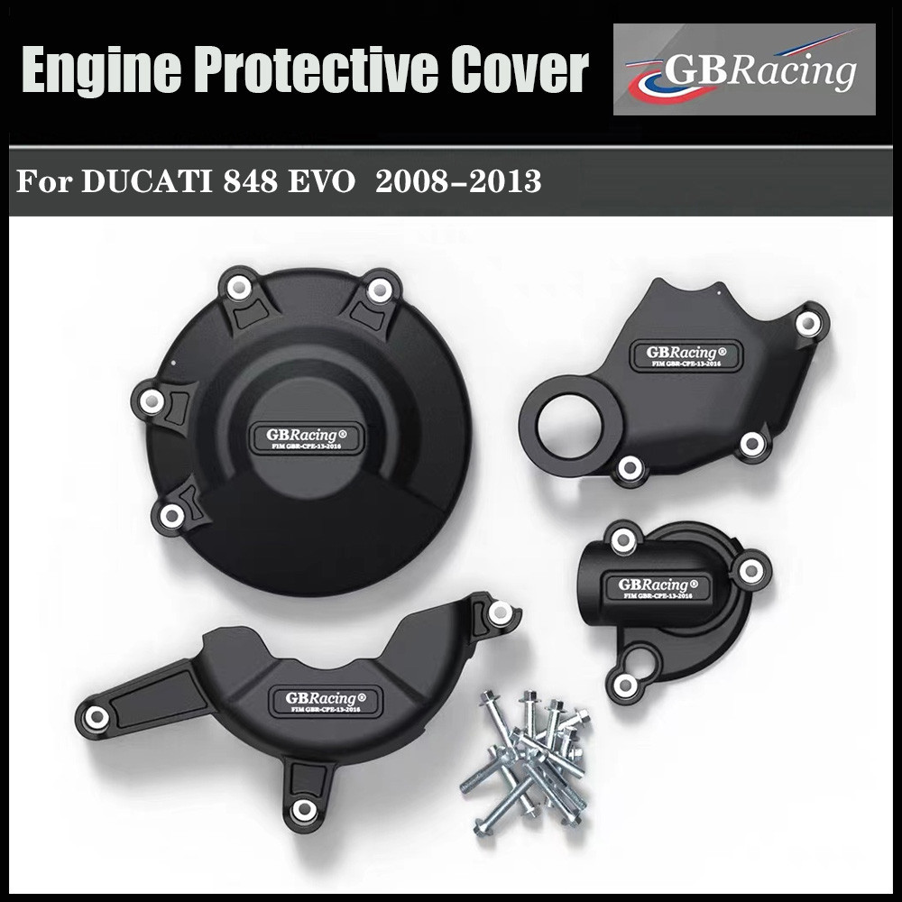 Motorcycle Engine Case Guard Protector Cover Case For Ducati 848 EVO ...