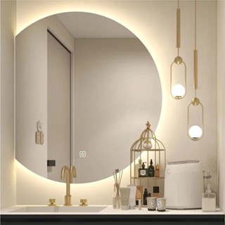 DEKO Smart LED Bathroom Mirror Cermin Lampu Vanity Mirror Makeup Mirror ...