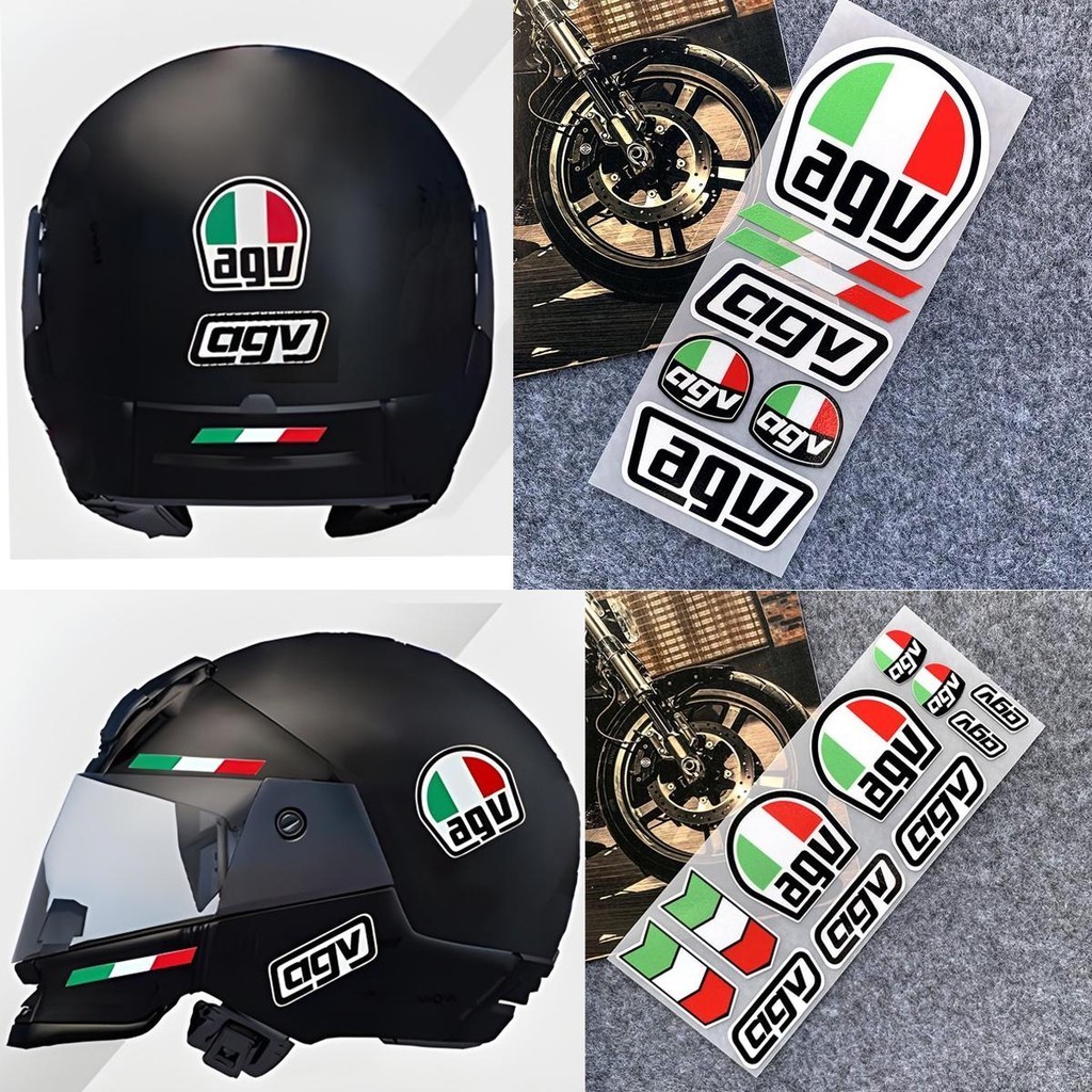 AGV Helmet Sticker Reflective Waterproof - Motorcycle Windshield ...