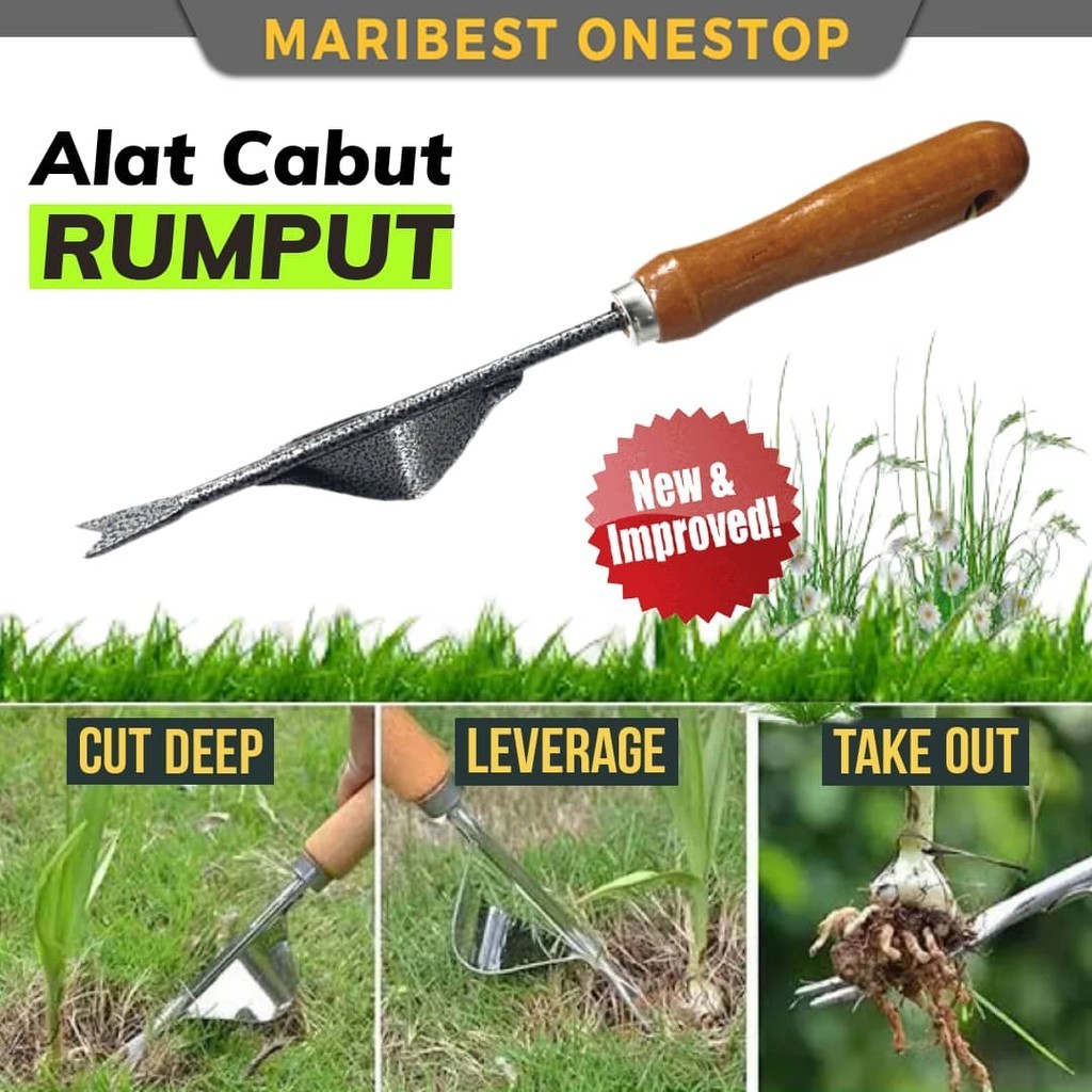 Garden Weeder Hand Tool Grass Weeding Puller Weed Digger with Ergonomic ...