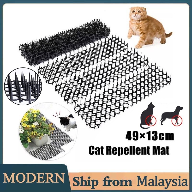 Animal Repellent Mat Cat Spike Pad Anti Cat Dog Climb Fence Wall Pet ...