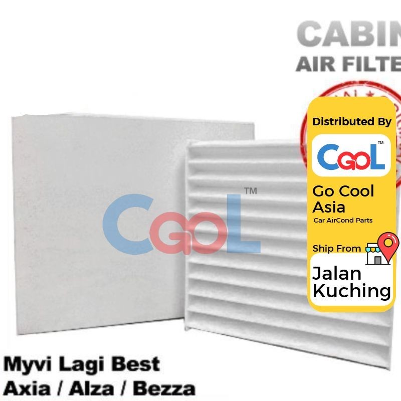 AIR COND CABIN FILTER DAIHATSU PERODUA MYVI LAGI BEST /MYVI NEW /ALZA ...
