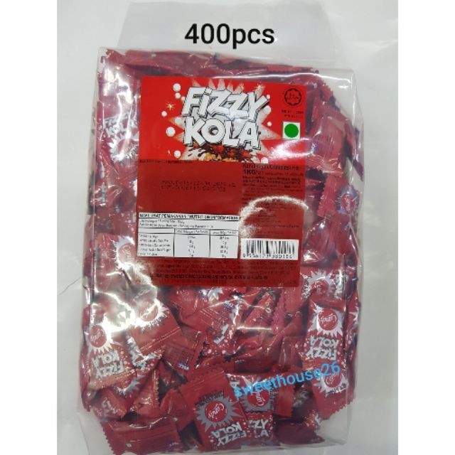 Fizzy Kola Candy 1kg (400pcs) | Shopee Malaysia