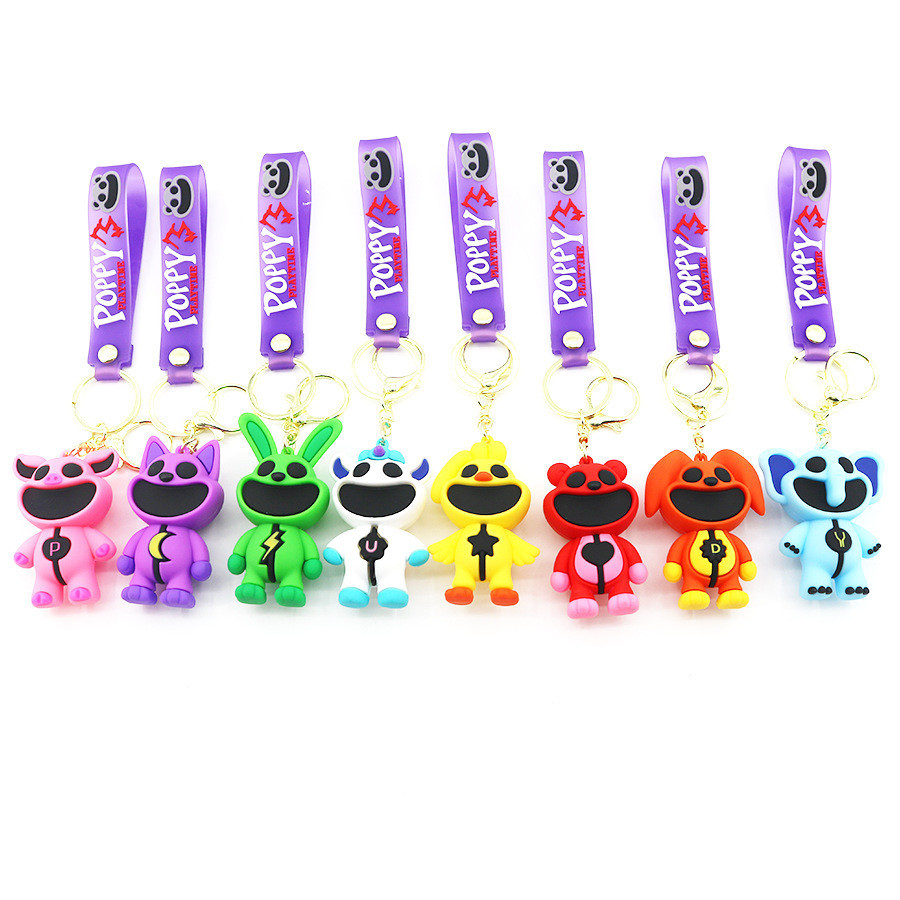 Smiling Critters Keychain Game Poppy Playtime 3 Catnap Dogday Picky ...