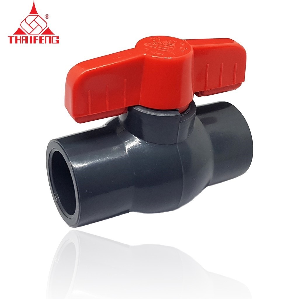BRAND TF 15mm ( 1/2" ) ~ 50mm (2") PVC COMPACT BALL VALVE SOCKET END ...