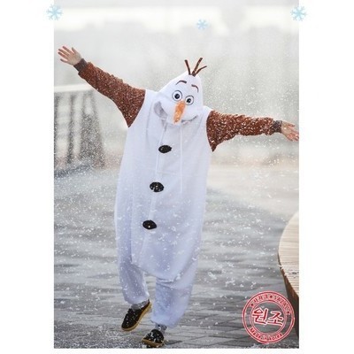 Anime Frozen Olaf Costume for Adult Women Olaf Costume for Kids Boy ...