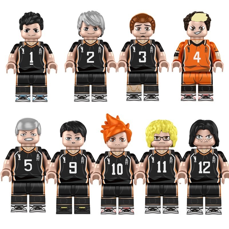 Anime Haikyuu! Yu Nishinoya Building Blocks Figures Sugawara Koushi Toy ...