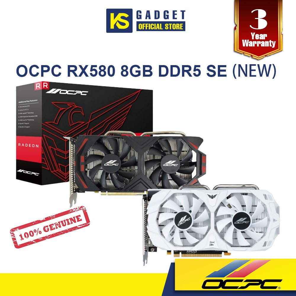 OCPC AMD Radeon RX 580 8GB SE GDDR5 Graphics Card | Shopee Malaysia