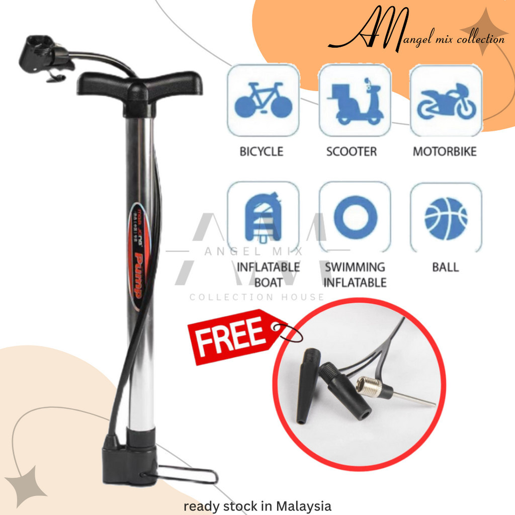 Ready Stock !!! Premium Quality Road MTB Bicycle Tire Pump Multipurpose ...