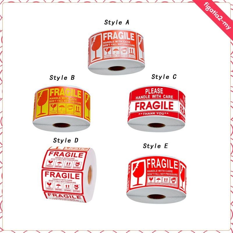 [FigatiabaMY] Fragile Stickers Fragile Labels Packing Labels Handle ...