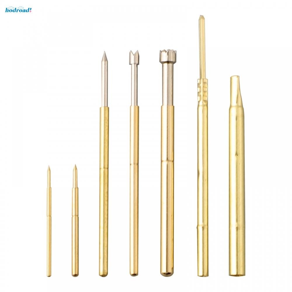 Gold Plated Contacts 100x Dia 0 68mm2 36mm Spring Test Probe Pogo Pin ...