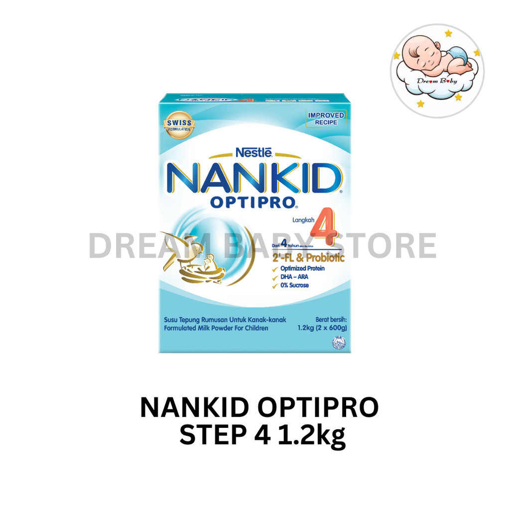 Nestle NANKID OPTIPRO STEP 4 (1.2kg) with 2' -FL BIB | Shopee Malaysia