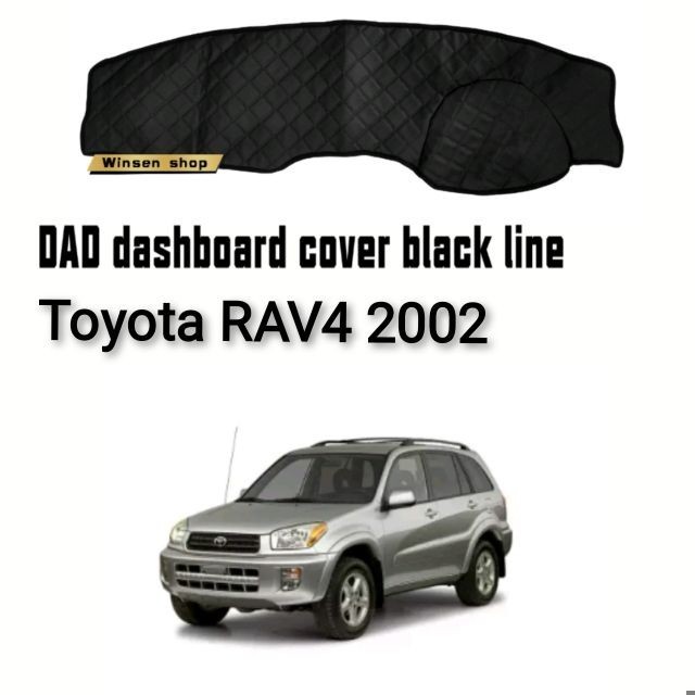 Toyota rav4 2002 dashboard cover black line non slip mat DIY CUSTOM ...