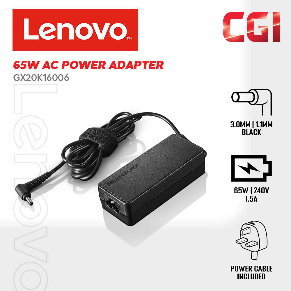 Lenovo 65W Round-Tip AC UK Adapter - GX20K16006 | Shopee Malaysia