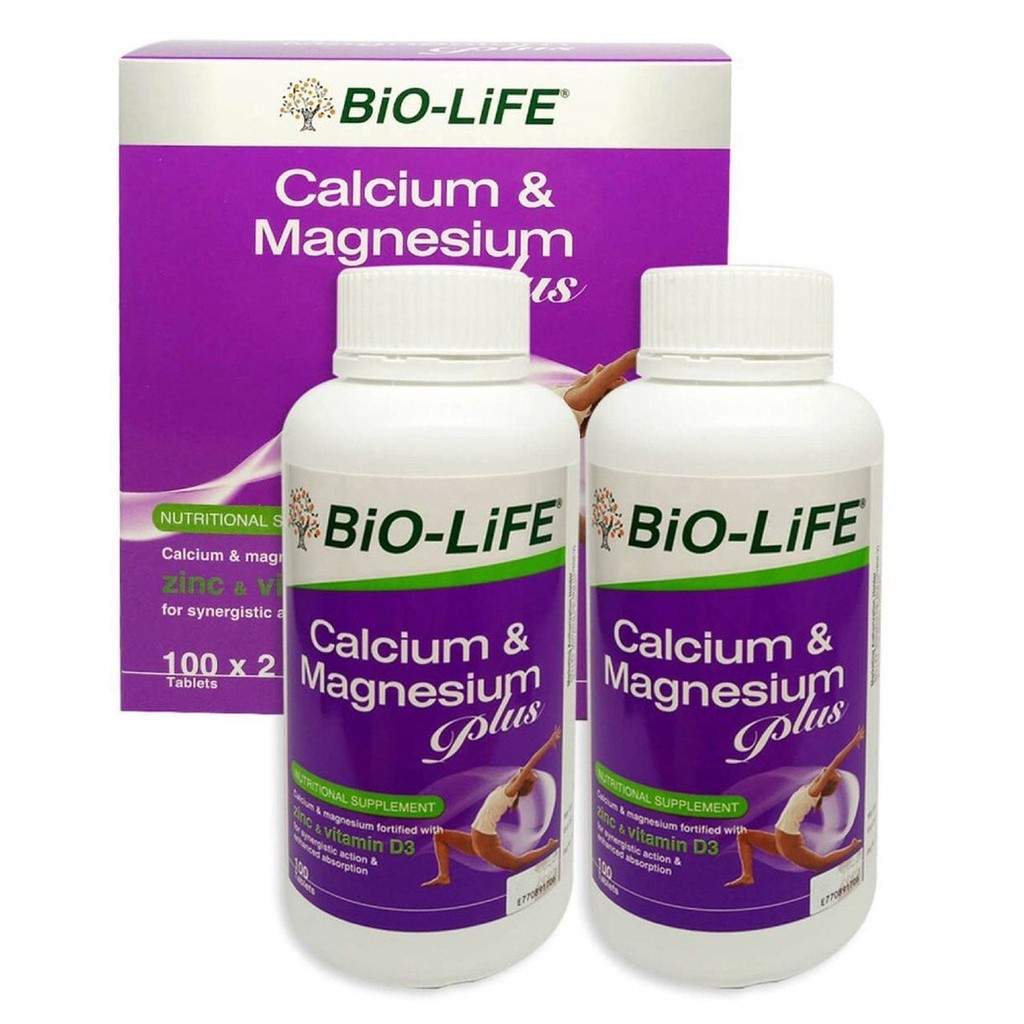 BIO-LIFE CALCIUM & MAGNESIUM PLUS 2 X 100 TABLETS Dashboard Product ...