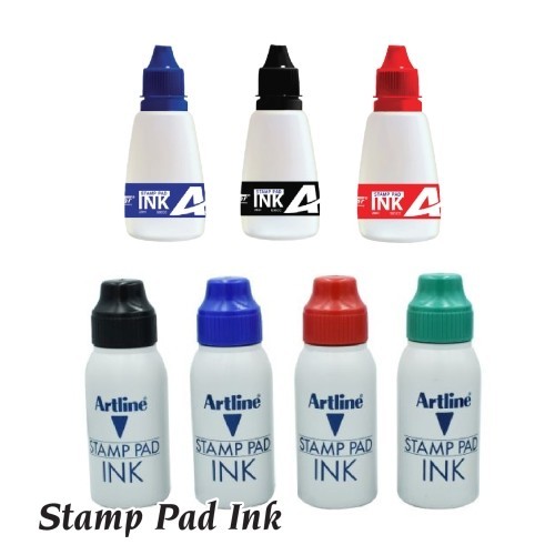 Artline Stamp Pad Ink Refill 50cc | Astar Stamp Pad Ink Refill 28cc ...