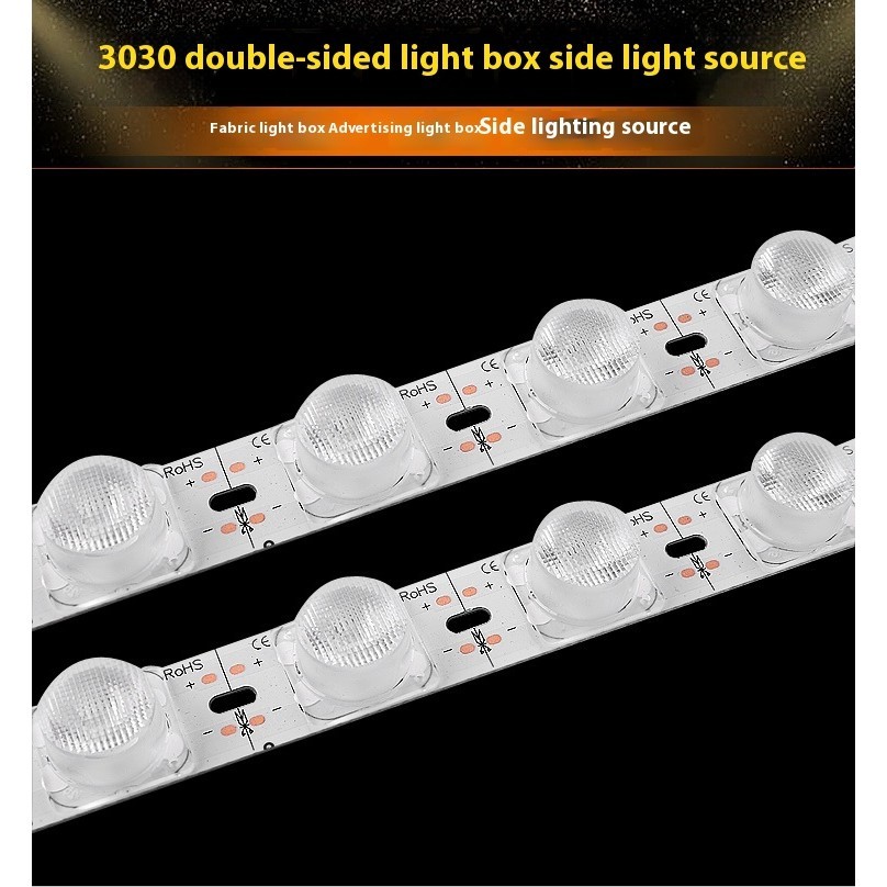 Side Light Source led Light Bar 12V Ultra-Thin Double-Sided Guide Sign ...