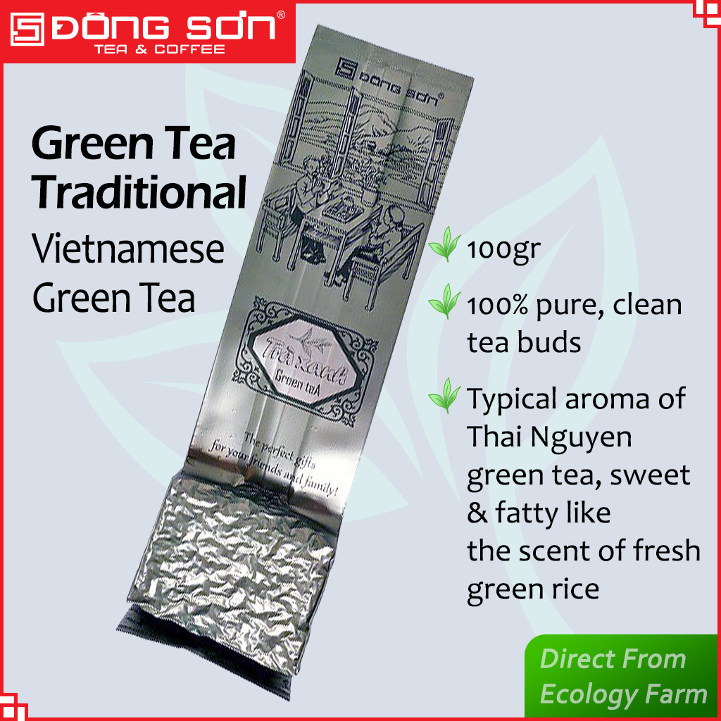 Dong Son Green Tea Traditional Vietnamese Green Tea 100G DS10 | Shopee ...