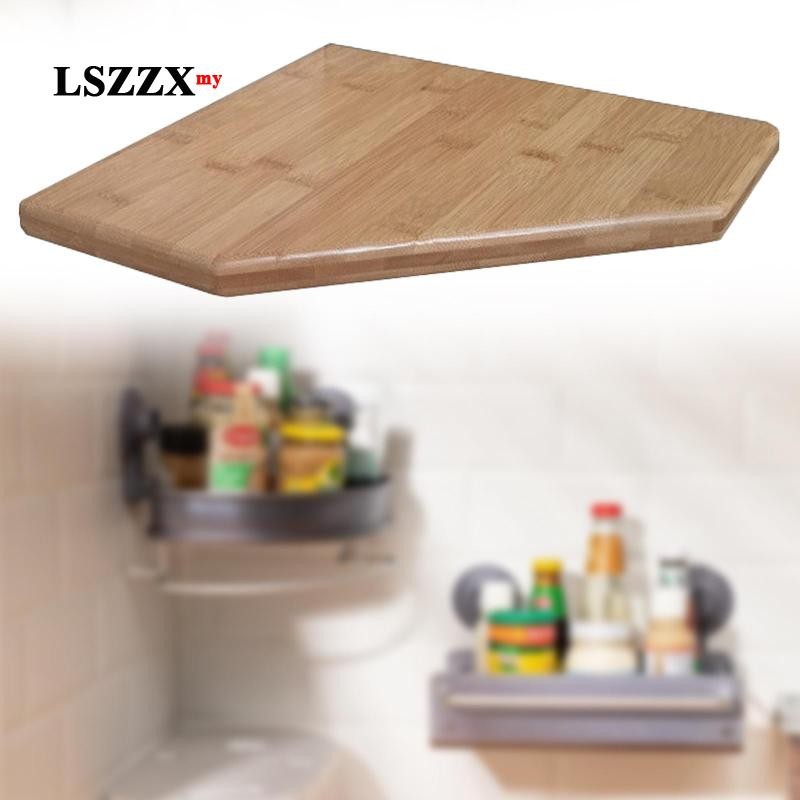 [LszzxMY] Corner Shelf Corner Display Shelf Wall Shelves Rustic ...