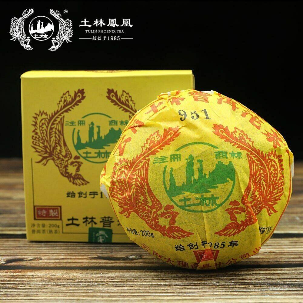 2008 TuLin Phoenix Shou Puerh Speciality Tuocha Tea 951 Puer Tea 200g ...