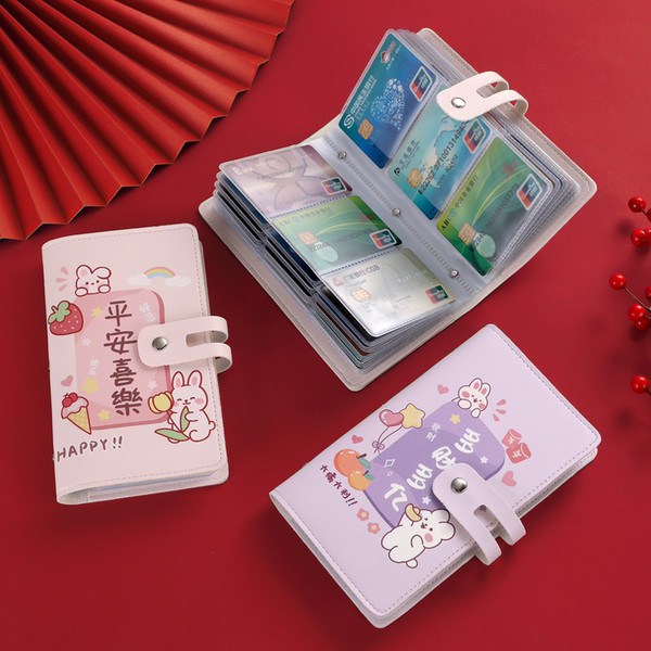 card holder card holder wallet Card Holder Ladies Large-Capacity Multi ...